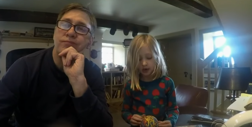 Famous news anchor reports from home offering lesson on kindness with ...